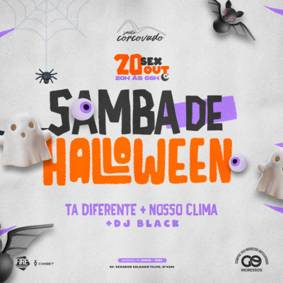SAMBA DE HALLOWEEN - 20.10 | GoIngressos | FIRE