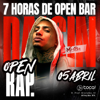 Open Rap * Dalsin em Curitiba (7 Horas de Open Bar) | GoIngressos | Mobit Live